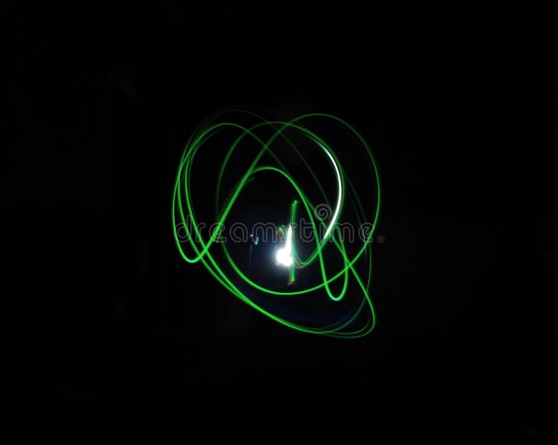 Slow Shutter Speed Light Art Stock Image - Image of font, glass: 236354603