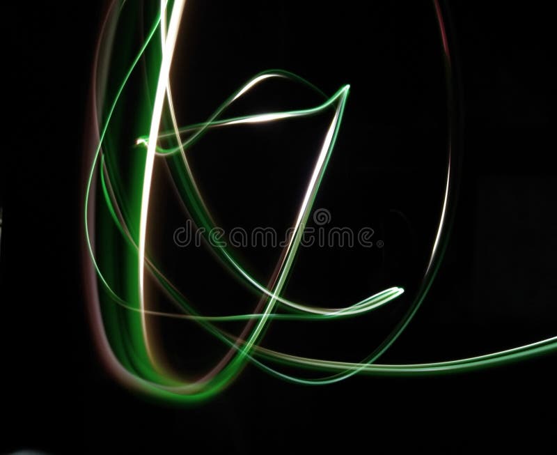 Slow Shutter Speed Light Art Stock Image - Image of logo, font: 236354657