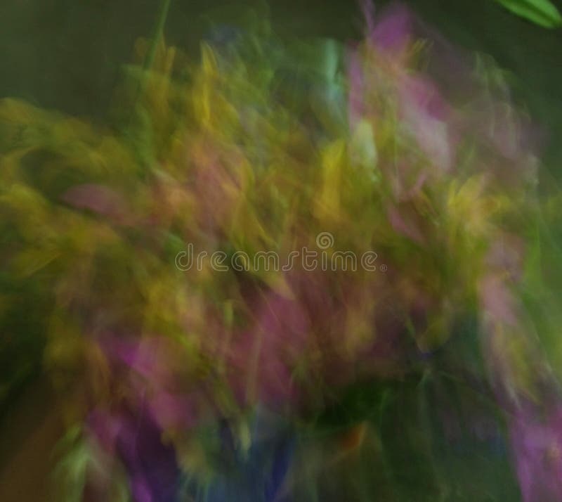 Slow Shutter Speed Nature Art Stock Photo - Image of yellow, nature ...