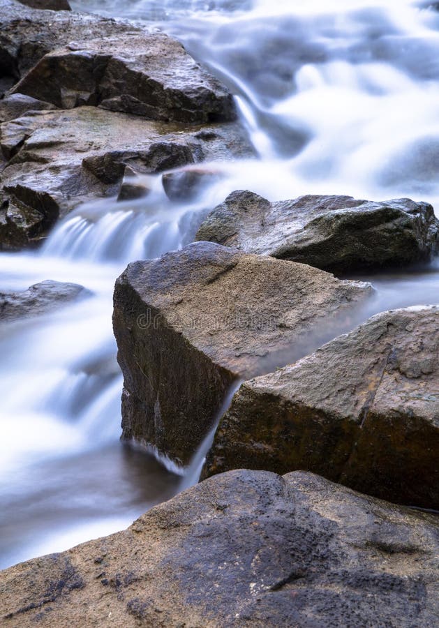 Slow shutter stream stock photo. Image of silk, quiet - 61309034