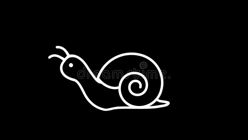 Slow Speed Snail Icon Snail Speed Animation Slow Snail Speed Icon 4k 2d ...