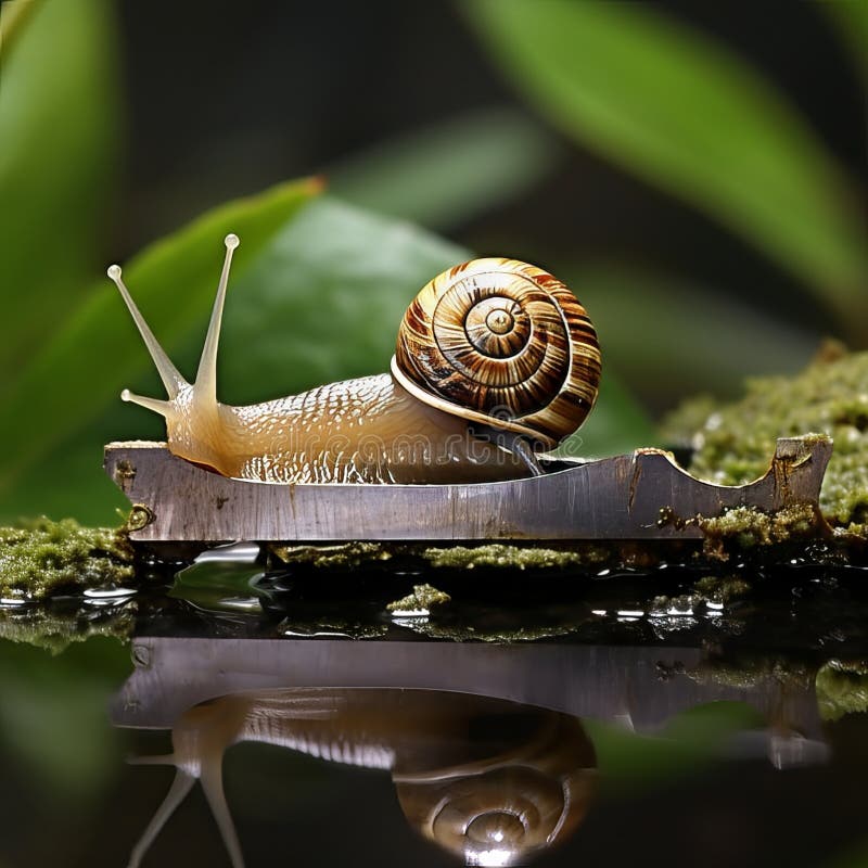 Slow and Steady: Snail S Perilous Journey Across a Sharp Razor Blade ...