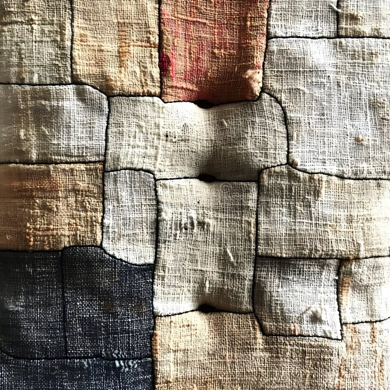 Slow Stitching stock illustration. Illustration of stitchwork - 376522173