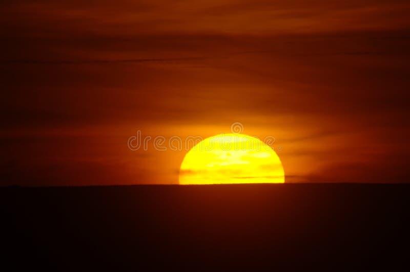 Slow sunset stock photo. Image of horizon, sunset, eastern - 47718138