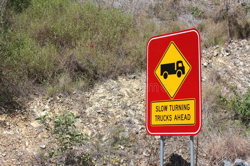 Concealed Road Warning Side 150m 1 Stock Image - Image of caution, area ...