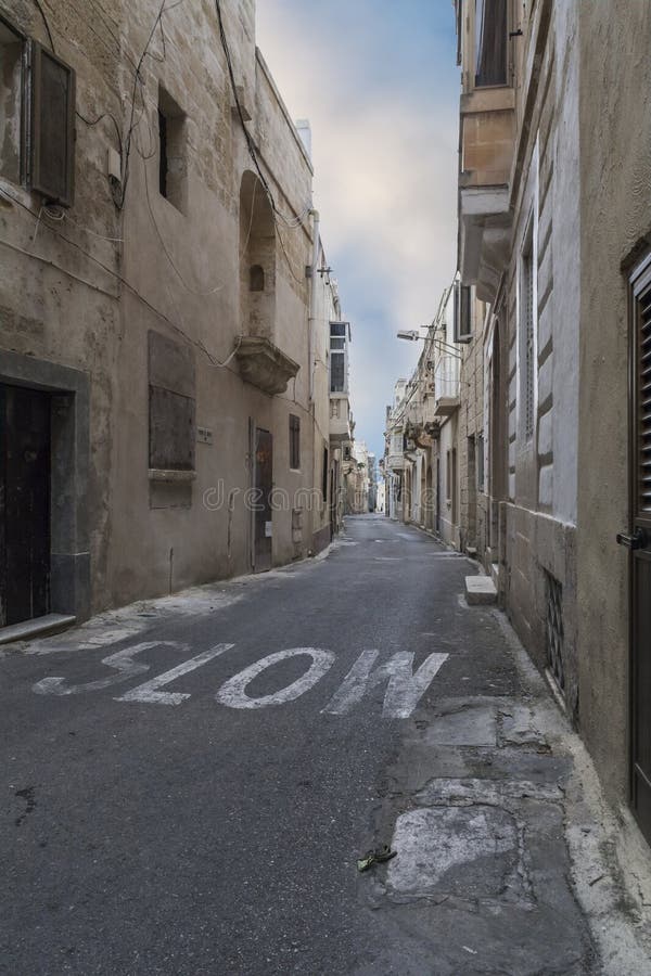 Slow stock image. Image of narrow, city, building, infinity - 62336585