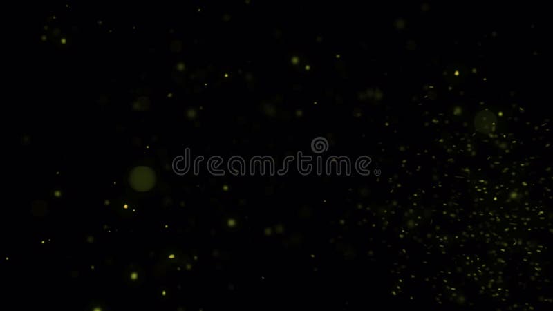 Floating Green Dust on a Black Background Stock Footage - Video of ...