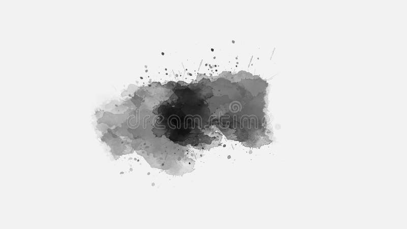 Slowly Spreading Paint Brush Stroke Effect Stock Footage - Video of ...
