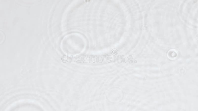 Slowmo Falling Rain Drops, Transparent Water Surface Splash, Ripple ...