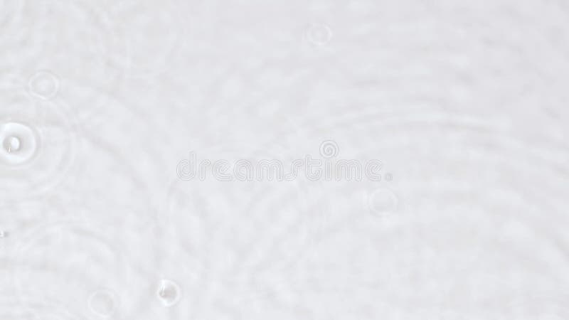 Slowmo Falling Rain Drops, Transparent Water Surface Splash, Ripple ...