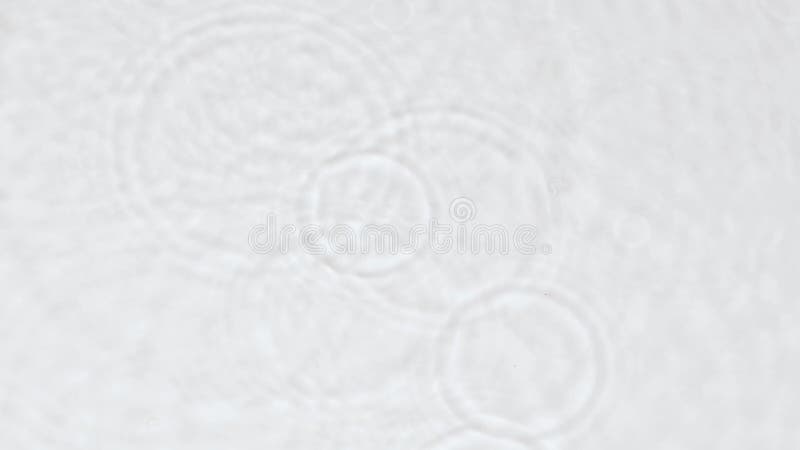 Slowmo Falling Rain Drops, Transparent Water Surface Splash, Ripple ...