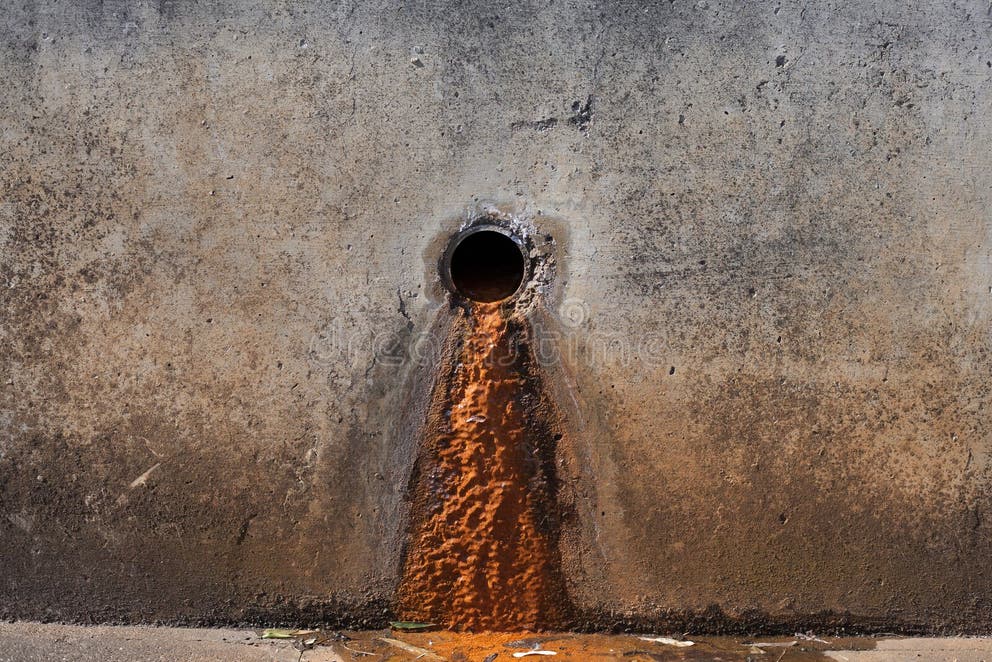 Sludge from a drain pipe stock image. Image of clean - 64273891