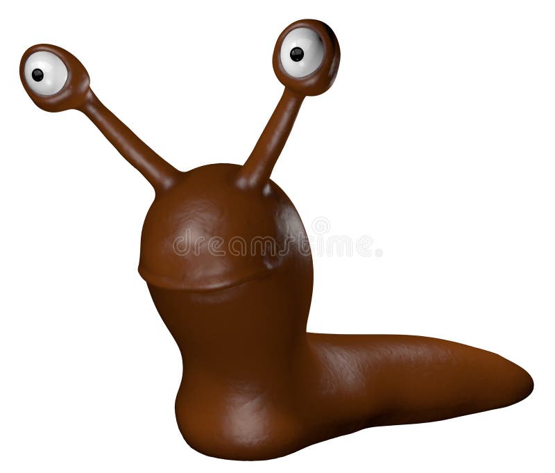 Slug stock illustration. Illustration of character, nature - 23207169