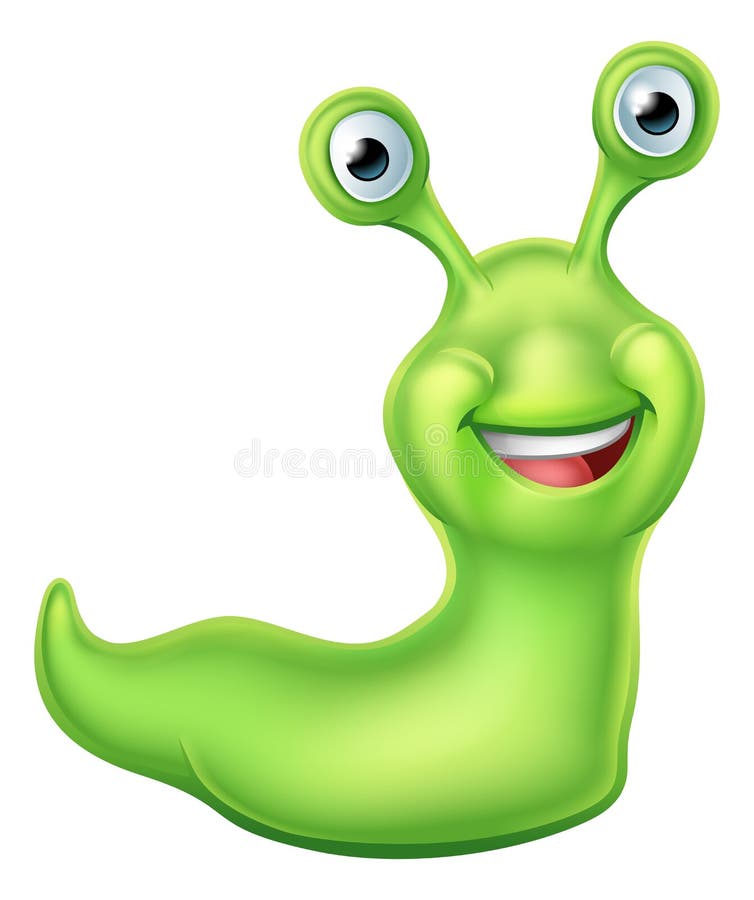 Slug Cartoon Character stock vector. Illustration of clipart - 111623790