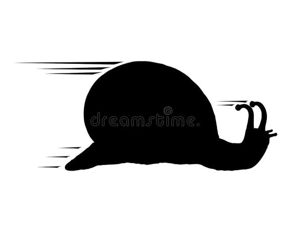 Slug speed stock vector. Illustration of speed, escape - 21025552