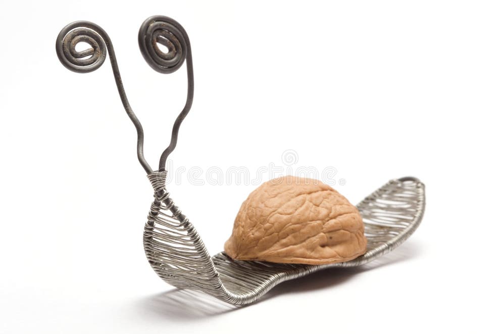 Sluggish stock photo. Image of sluggish, humor, idea, metallic - 4915382