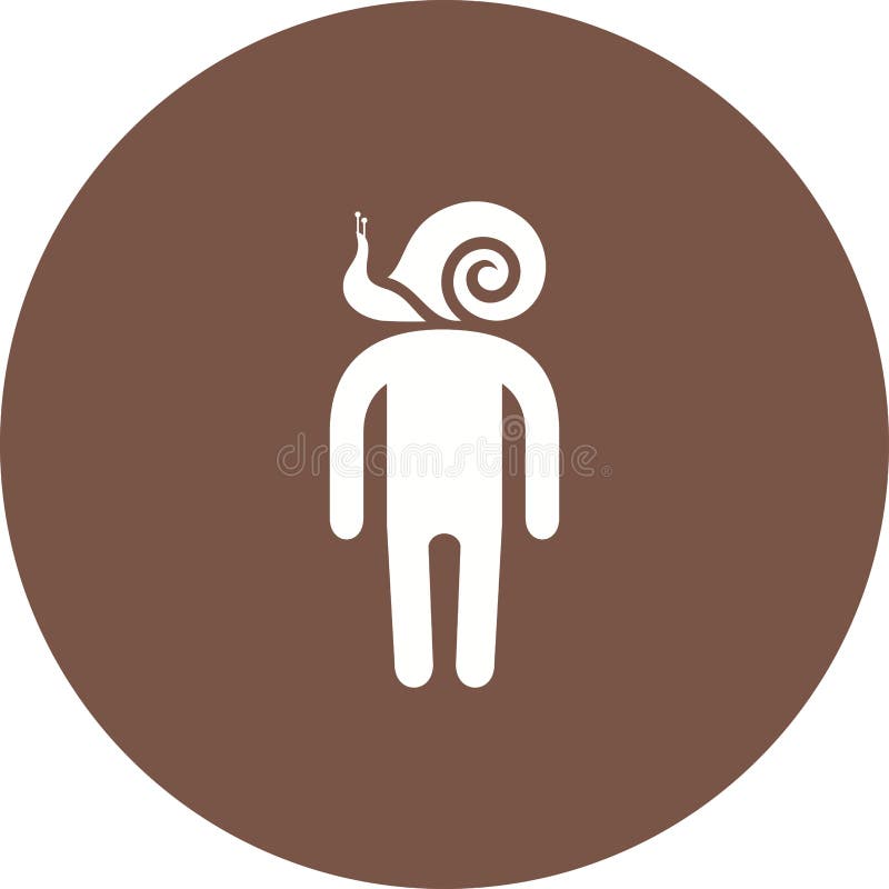 Sluggish stock vector. Illustration of sluggish, face - 97214012