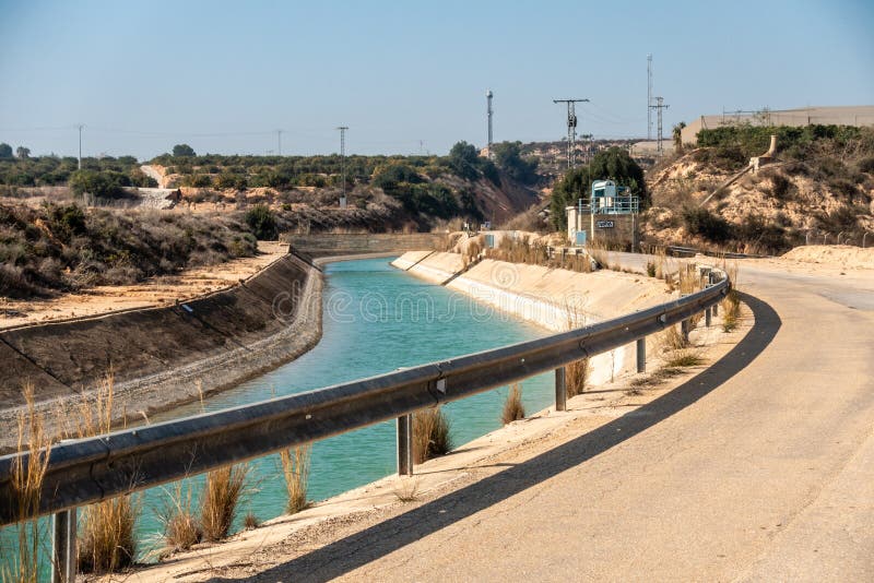 A Sluice Gate Controlling the Water Flow for Irrigation Editorial Stock ...
