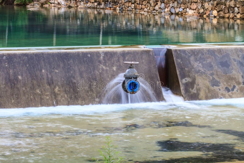Sluice gates of a dam stock image. Image of released - 57944215