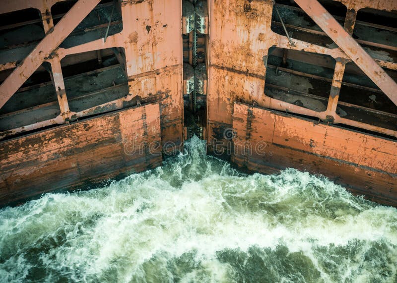 Sluice stock photo. Image of gates, infrastructure, opening - 60852974