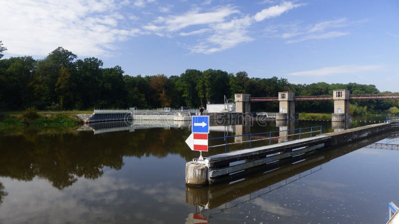 Sluice stock photo. Image of landscape, wetland, waterway - 44284126