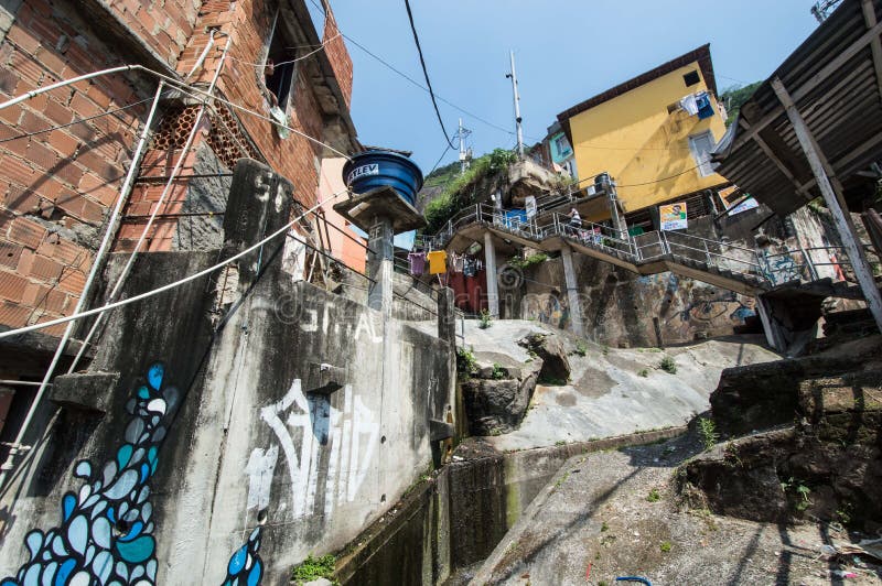 Slum editorial stock image. Image of urban, poverty, contrasts - 27404714