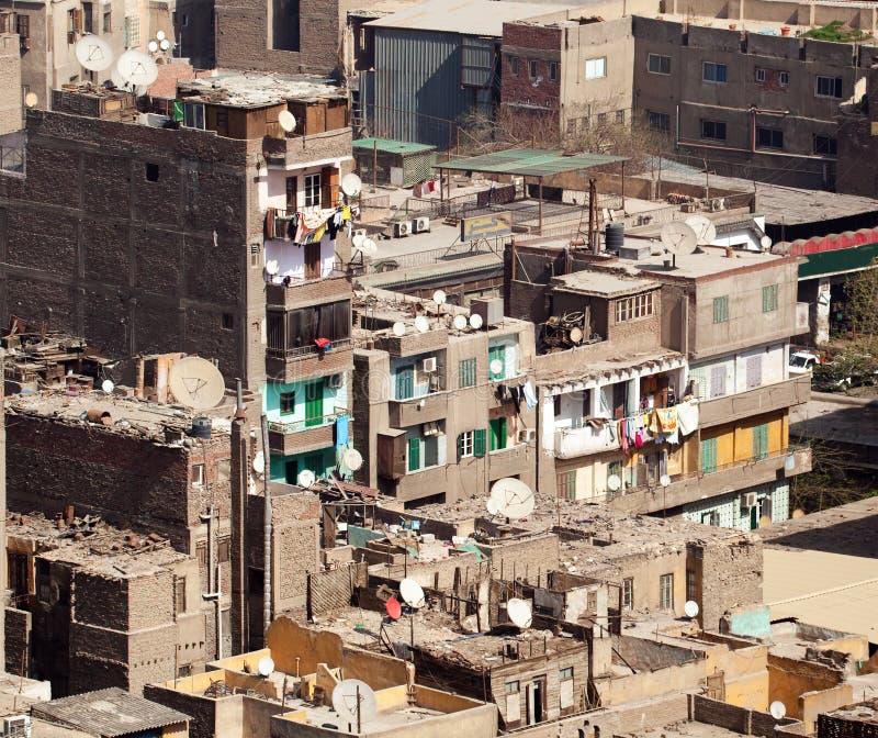 Slum Dwellings In Cairo Egypt Stock Image - Image: 13474787