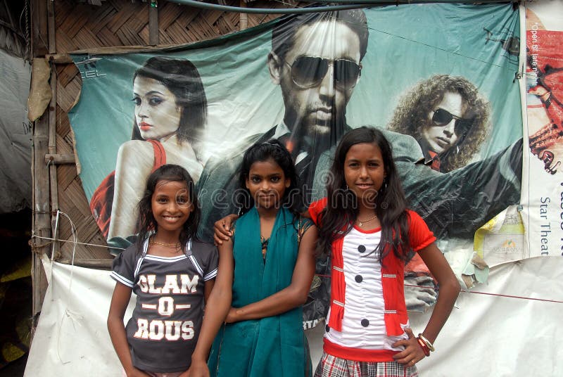 Slum Girls Editorial Photography - Image: 27406307