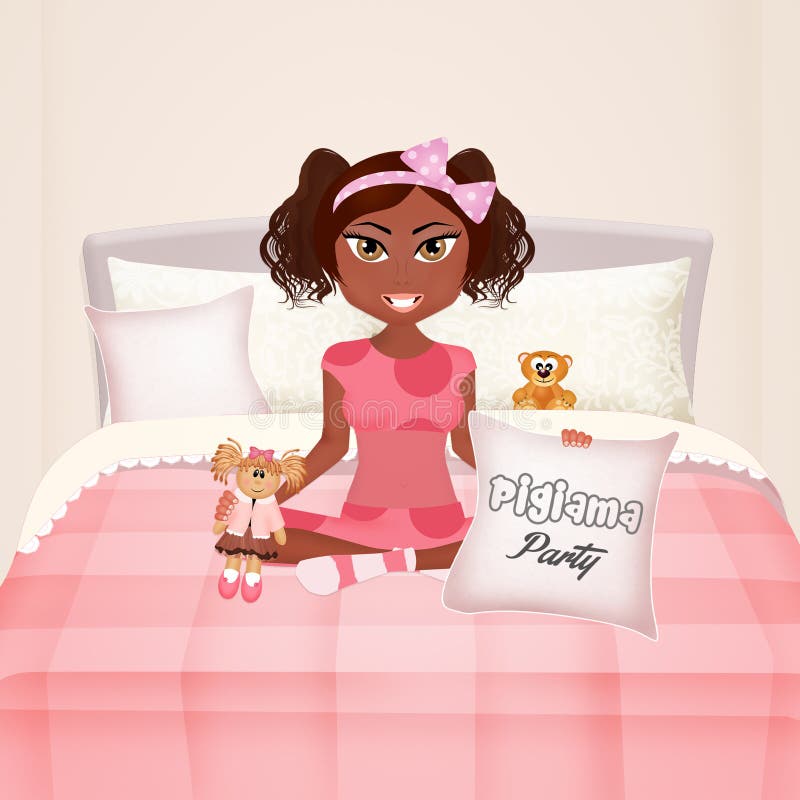 Girls Slumber Party Stock Illustrations 159 Girls Slumber Party Stock