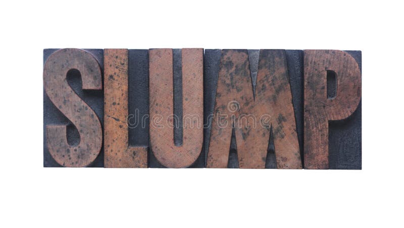 Slump stock image. Image of stained, letterpress, fall - 7411523