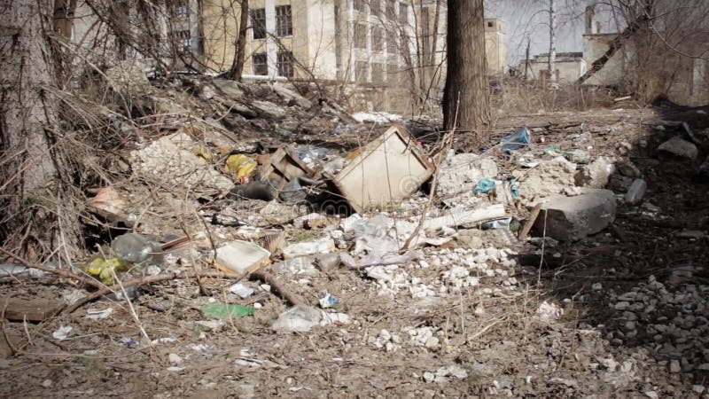 Slums, Abandoned Buildings 5 Stock Footage - Video of danger, city ...