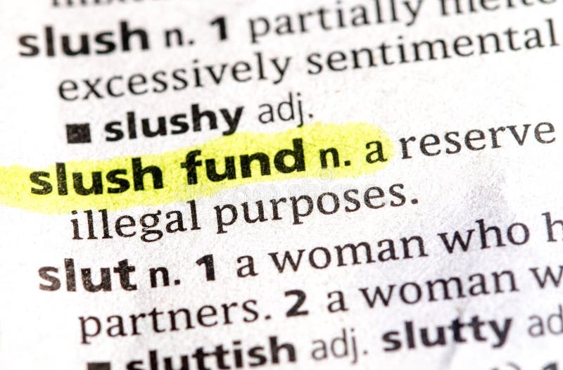 Slush fund stock photo. Image of word, secret, account - 277804030
