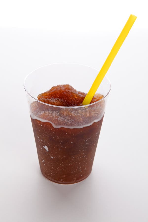 Slushy stock image. Image of cola, cool, brown, water - 74139783