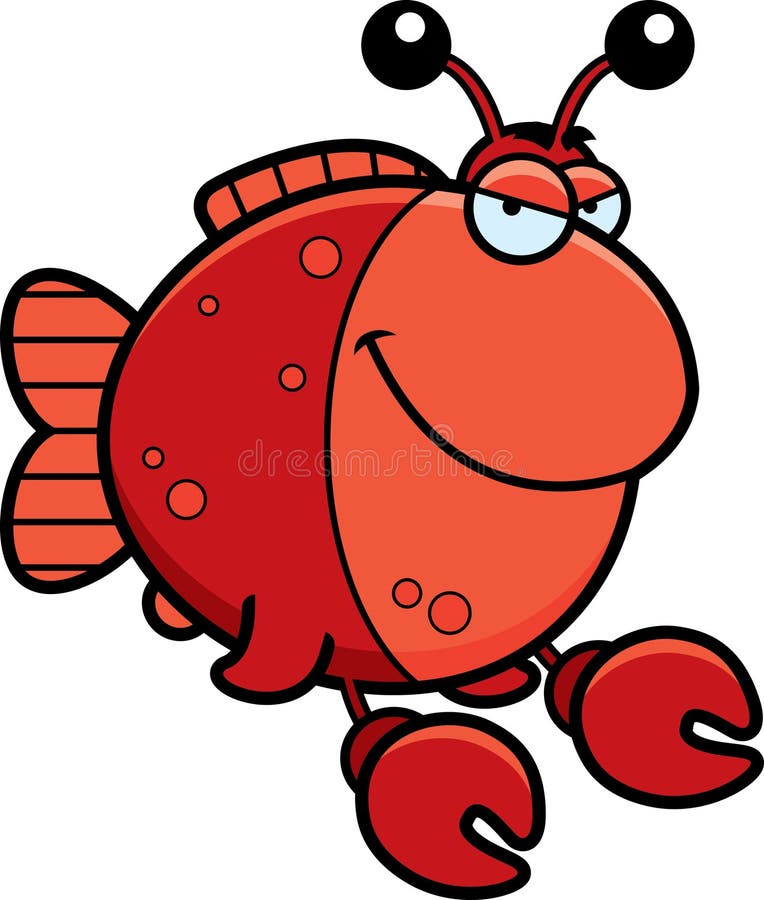 Crab Smiling stock vector. Illustration of cartoon, crab - 15835956