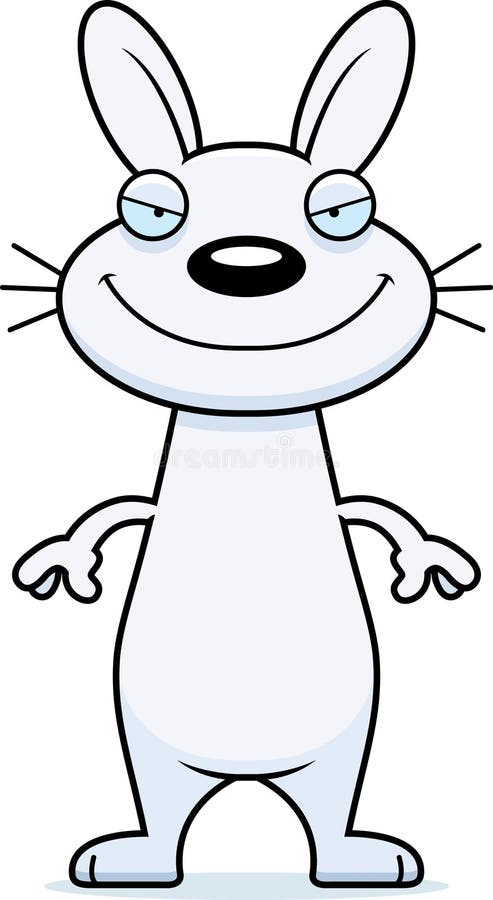 Sly Cartoon Rabbit stock vector. Illustration of vector - 47479862