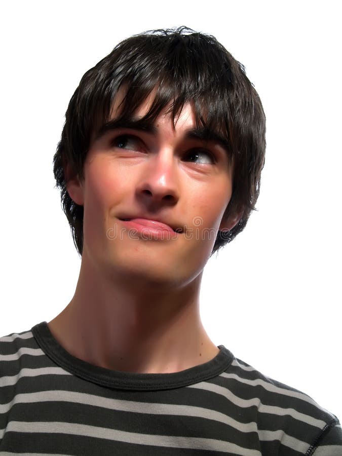 Sly looking stock image. Image of elegant, gentleman, hairstyle - 5340147