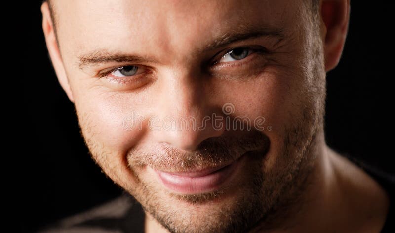 Sly man stock photo. Image of young, portrait, male, eyes - 11916798