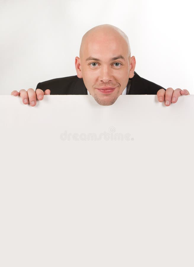 Sly man stock photo. Image of idea, partition, friendly - 6433356