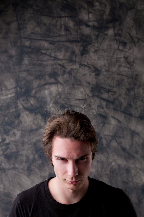 Sly Man Plots, Board Ready for Deception Stock Image - Image of ...