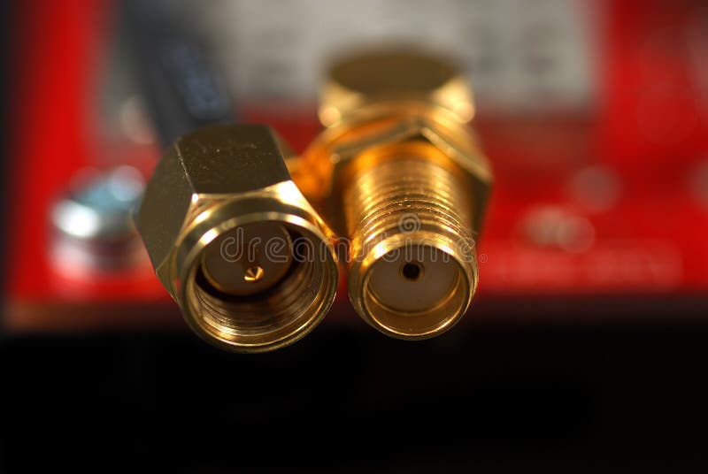 SMA connectors stock photo. Image of cable, communication - 23556460