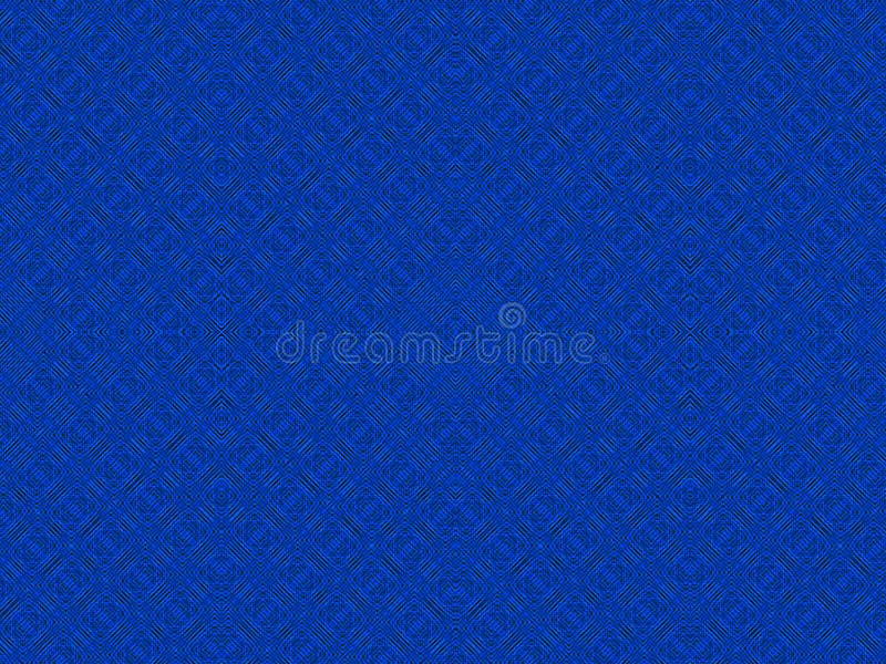 Small Abstract Drawing on a Blue Background. II Stock Illustration ...