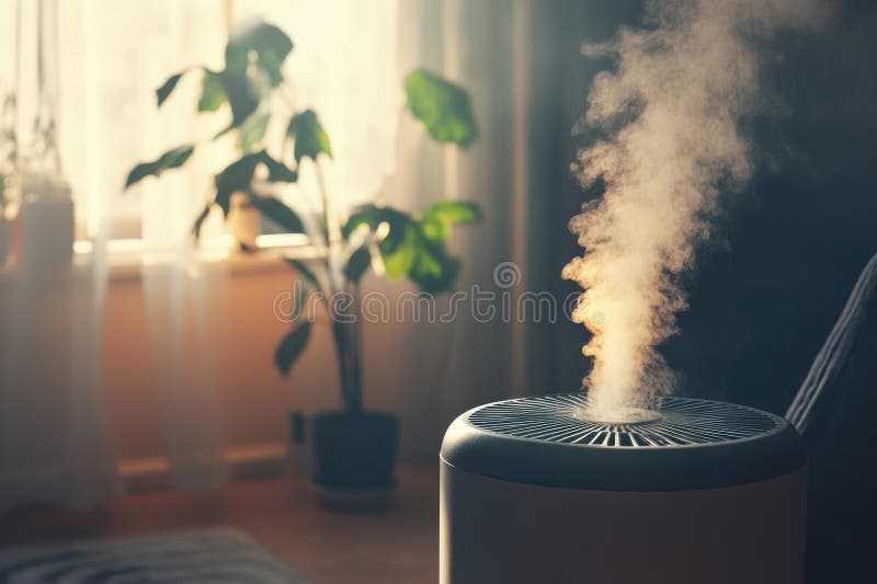Small Air Conditioner Sitting Wooden Table Stock Photos - Free ...
