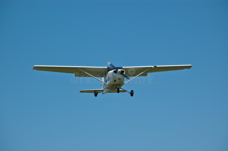 Cessna Plane Flying Overhead Stock Photo - Image of cessna, plane: 28882586