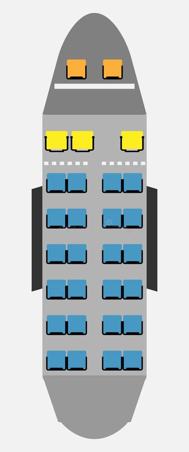 Airplane stock illustration. Illustration of aeroplane - 51455606