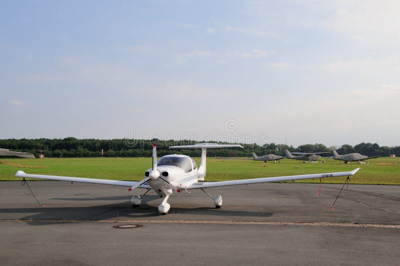 Small airplane stock photo. Image of service, three, airfield - 21254682