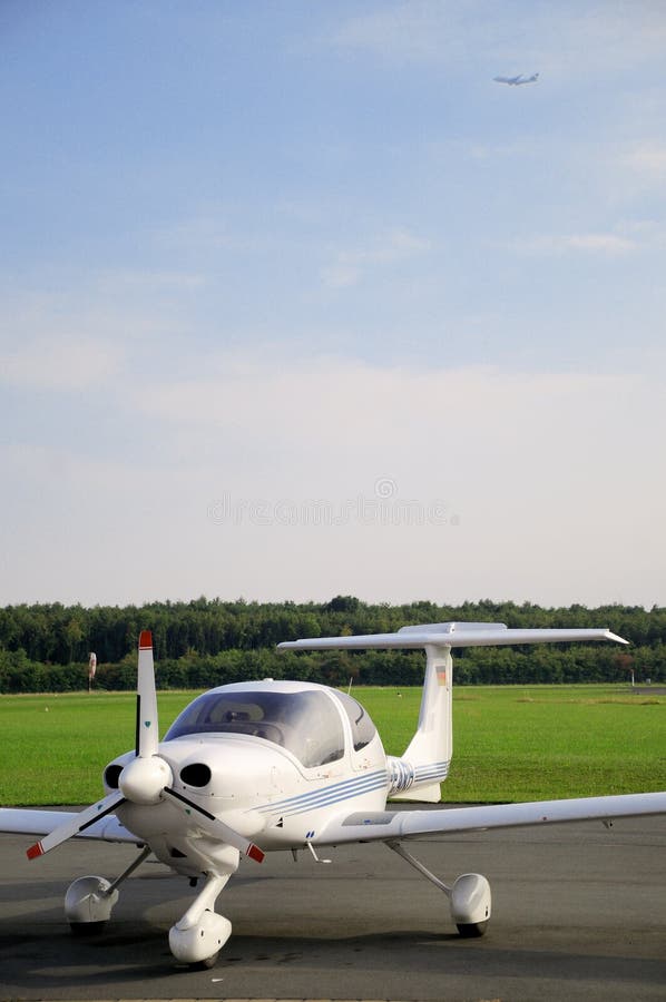 Small airplane stock image. Image of airfield, landing - 7099187