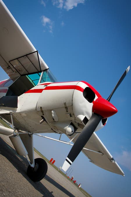Small airplane stock image. Image of airport, travel - 24006573