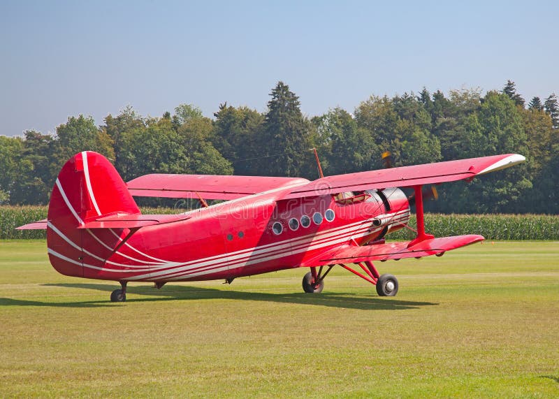 Small airplane stock image. Image of spring, clear, pilot - 24104929