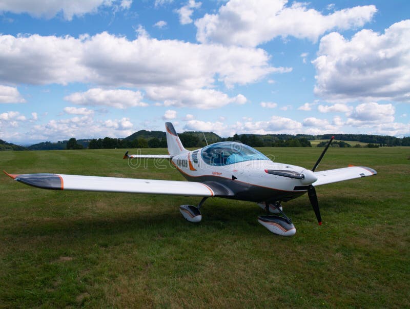 Small airplane stock image. Image of airplane, airfield - 10267047
