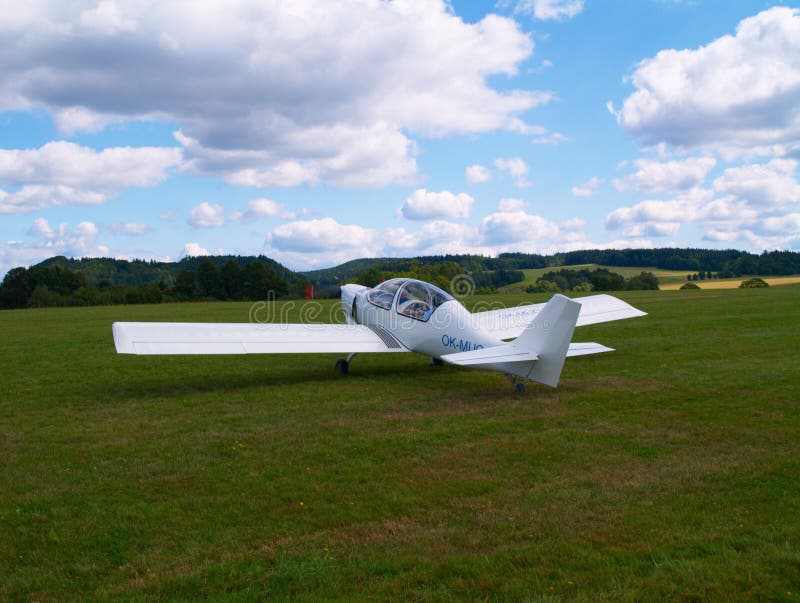 Small airplane stock image. Image of airplane, airfield - 10267047